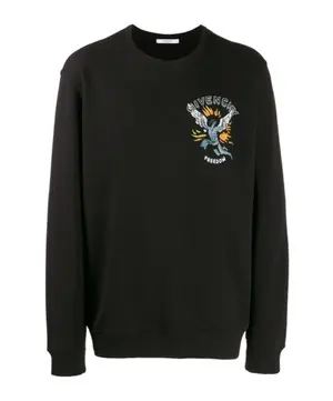 Givenchy Rib Round Neck Sweater - Black