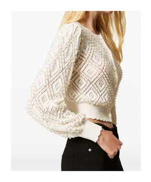 TWINSET Pearl-embellished Knitted Cardigan