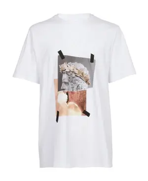 Neil Barrett T-shirt With Round Neck And Short Sleeves