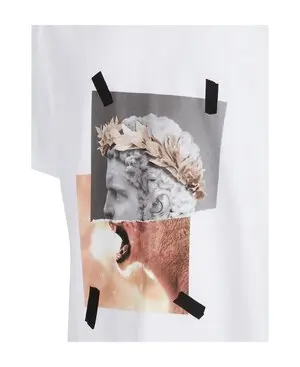 Neil Barrett T-shirt With Round Neck And Short Sleeves