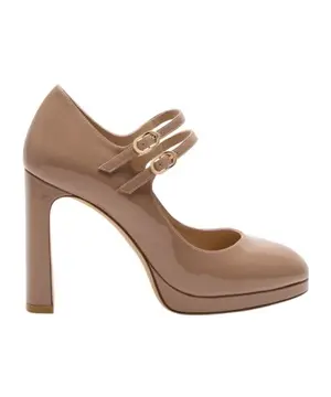 Platform Block Heel Mary Jane Pumps