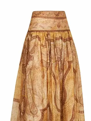 Zimmermann Wanderlust Maxi Skirt - Nude