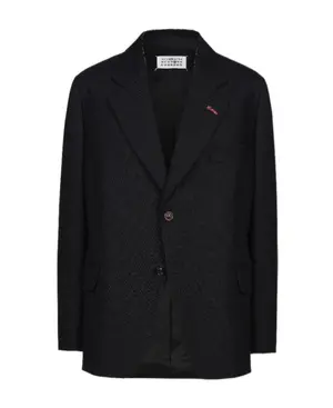 MAISON MARGIELA Herringbone Single-breasted Blazer