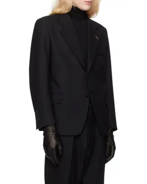 MAISON MARGIELA Herringbone Single-breasted Blazer