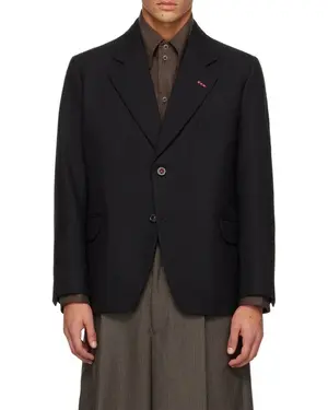 MAISON MARGIELA Herringbone Single-breasted Blazer