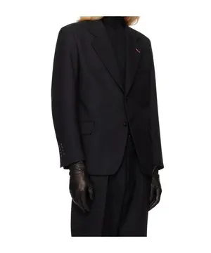 MAISON MARGIELA Herringbone Single-breasted Blazer