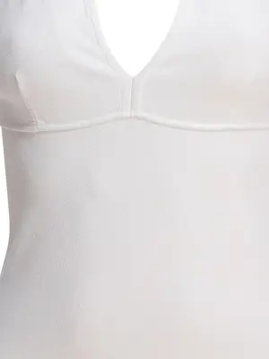 Max Mara Sleeveless V-neck Top - White