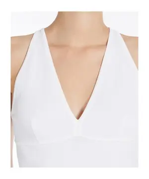 Max Mara Sleeveless V-neck Top - White