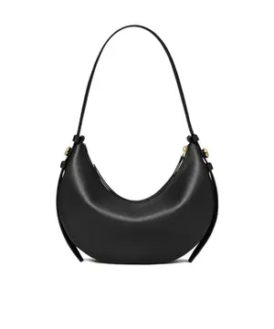 Tory Burch Romy Half Moon Shoulder Bag - Black