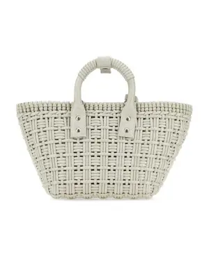 Balenciaga Woven Raffia Handbag