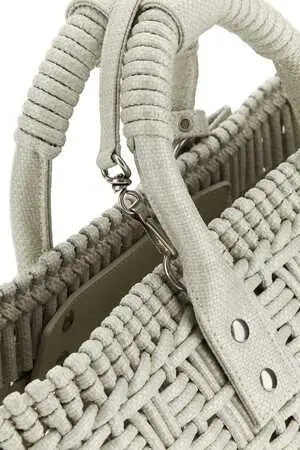 Balenciaga Woven Raffia Handbag