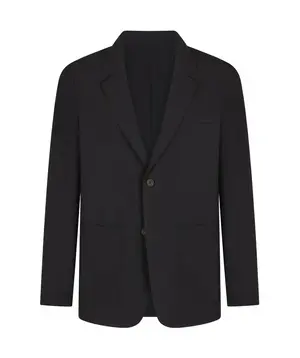 Emporio Armani Single Breasted Two Button Blazer - Blue
