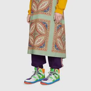 Gucci Panelled High Top Sneakers - Multicolor