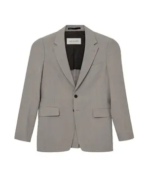 Dries Van Noten Long-sleeved Suit Jacket - Gray