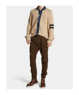 Dsquared2 D2 Sexy Tapered-leg Chino Pants - Beech Brown
