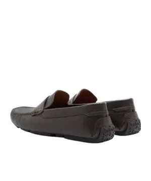 Bally Logo Plaque Slip-on Loafers - Brown