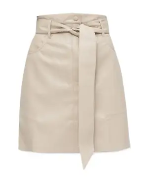 Nanushka Belted High-waist Mini Skirt - No