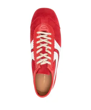 Dries Van Noten Contrast Stripe Lace-up Sneakers - Red