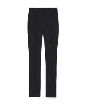 Sportmax Tailored Stretch Cotton Pants - Black