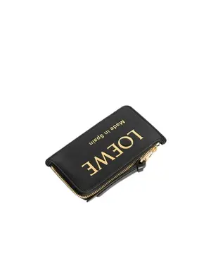 Loewe Logo Printed Zip-around Card Case