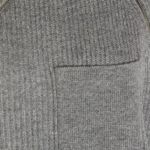 Sportmax Salpa Loose Fit Knitted Jumper With Zipper Detail