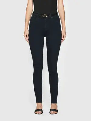 FRAME Le High Skinny Jeans - Black