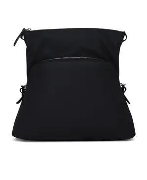 MAISON MARGIELA Logo Patch Zip-up Shoulder Bag