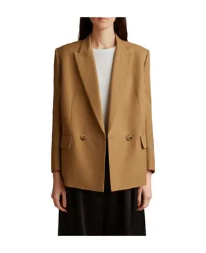 Khaite Peak-lapel Double-breasted Blazer