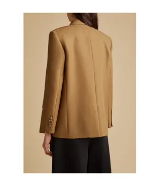 Khaite Peak-lapel Double-breasted Blazer
