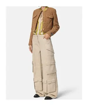 Versace Heritage Button-up Tweed Jacket