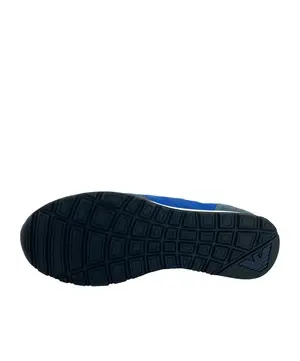 Emporio Armani Perforated Suede Lace-up Sneakers
