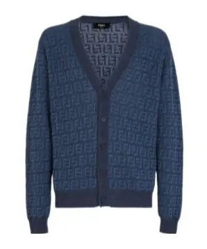 Fendi V Neck Cardigans For Men
