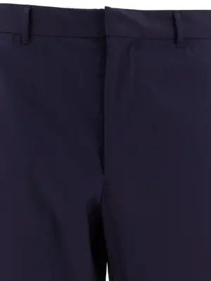 Prada Logo Patch Straight-leg Trousers