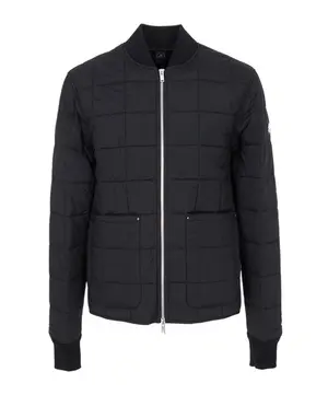Moose Knuckles Quilted Long Sleeve Zip-up Jacket