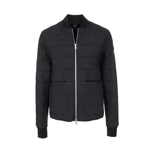 Moose Knuckles Quilted Long Sleeve Zip-up Jacket