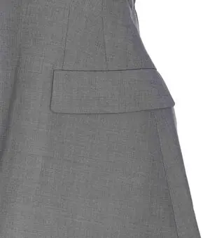 SHUSHU/TONG Scalloped Mini Dress