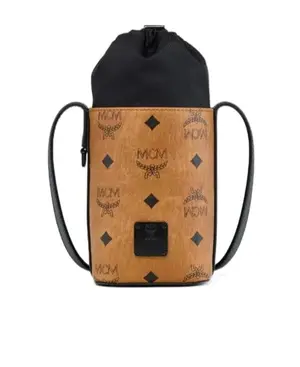 Mcm Printed Shoulder Bag - Brown