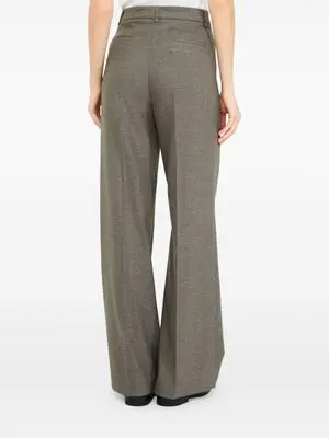 Liu Jo Belted Wide Leg Tailored Trousers - Gray