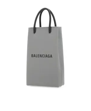 Balenciaga Logo Printed Phone Holder