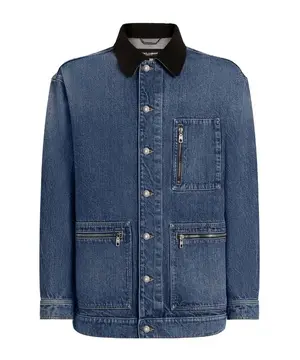 Dolce & Gabbana Logo Plaque Denim Jacket
