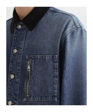Dolce & Gabbana Logo Plaque Denim Jacket