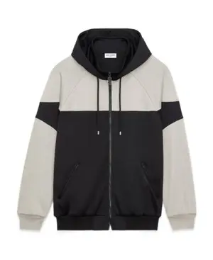 Saint Laurent Panelled Hooded Jacket - No