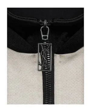 Saint Laurent Panelled Hooded Jacket