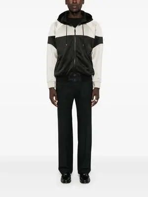 Saint Laurent Panelled Hooded Jacket