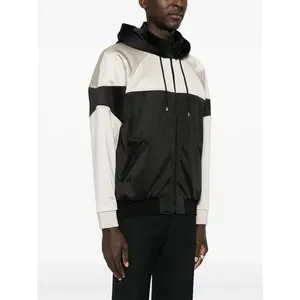 Saint Laurent Panelled Hooded Jacket