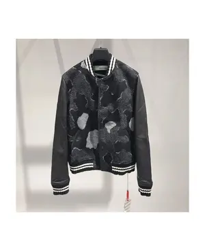 Off-White Logo-print Varsity Jacket