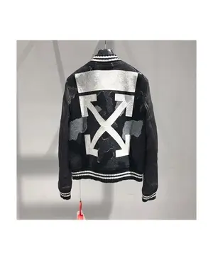 Off-White Logo-print Varsity Jacket