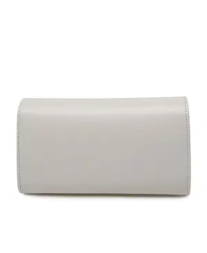 JIL SANDER Logo Embossed Foldover Crossbody Bag