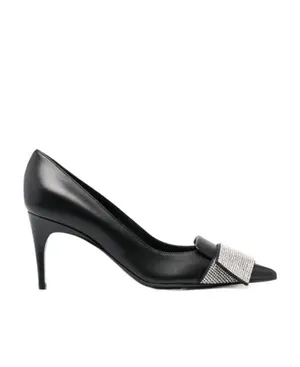 SERGIO ROSSI Crystal Embellished Pointed High Heels