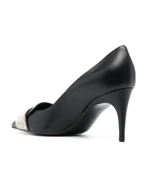 SERGIO ROSSI Crystal Embellished Pointed High Heels